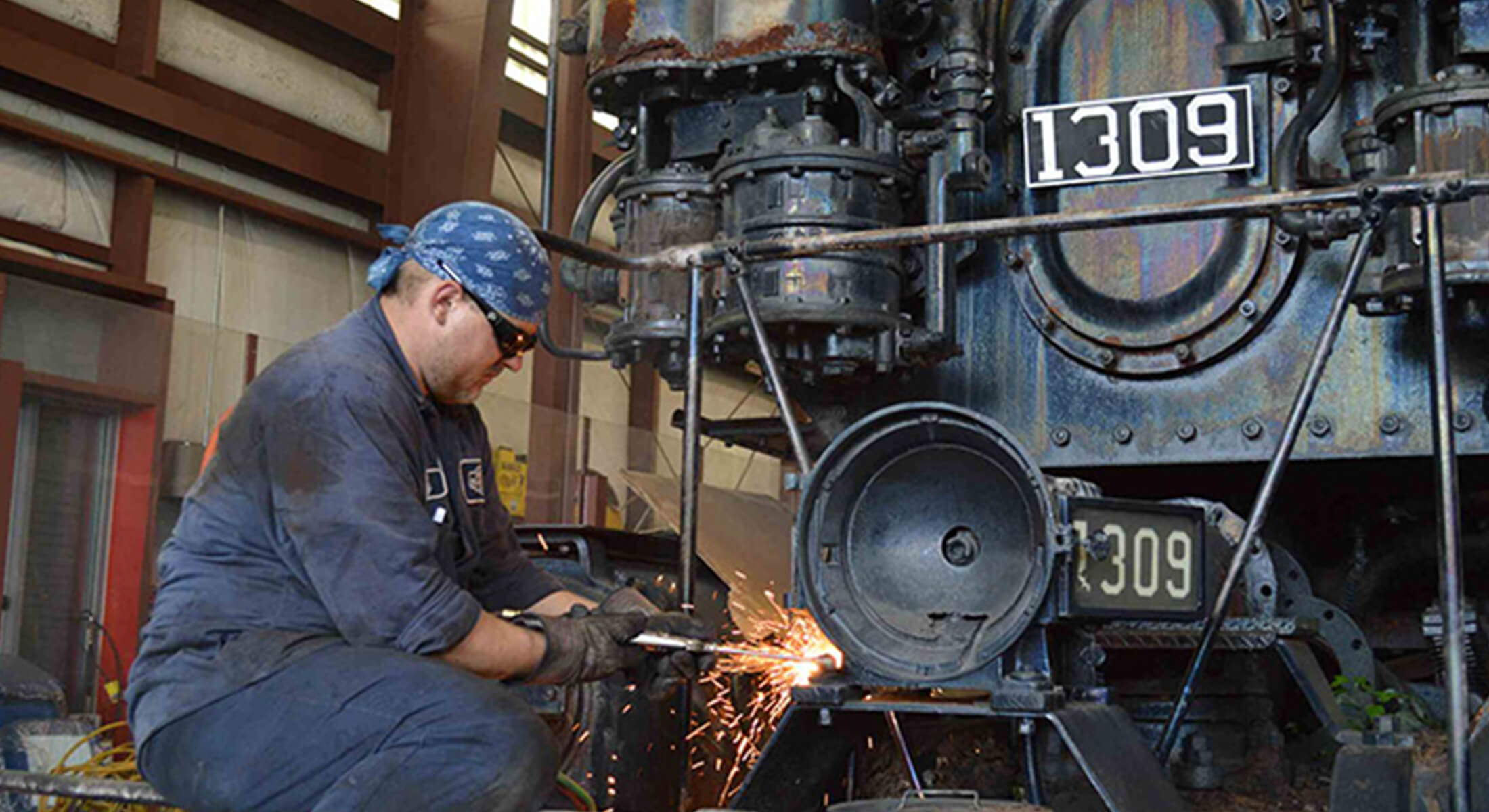 Restoring Steam Locomotive No. 1309 - Western Maryland Scenic Railroad ...